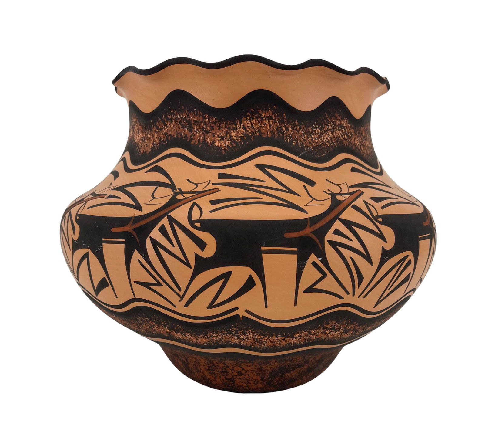 Anderson Peynetsa Native Zuni N.m Poterry Syrd. Auction