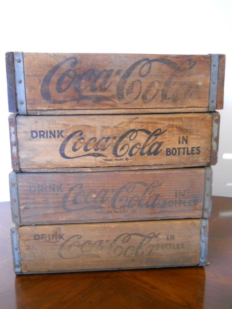 473: VINTAGE,COCA COLA ,BOTTLES,WOOD,BOX 1966 - May 16, 2012 | King's Auctions Inc in CA
