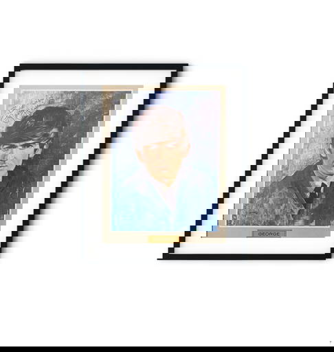 George Harrison Signed Photo. Gfa Authenticated