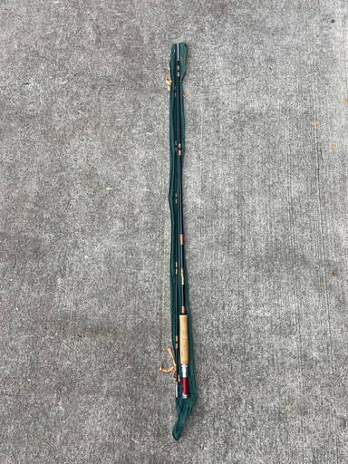 Mohawk Fiber Glass H I Rainbow Fly Rod No. 1408 8 Feet