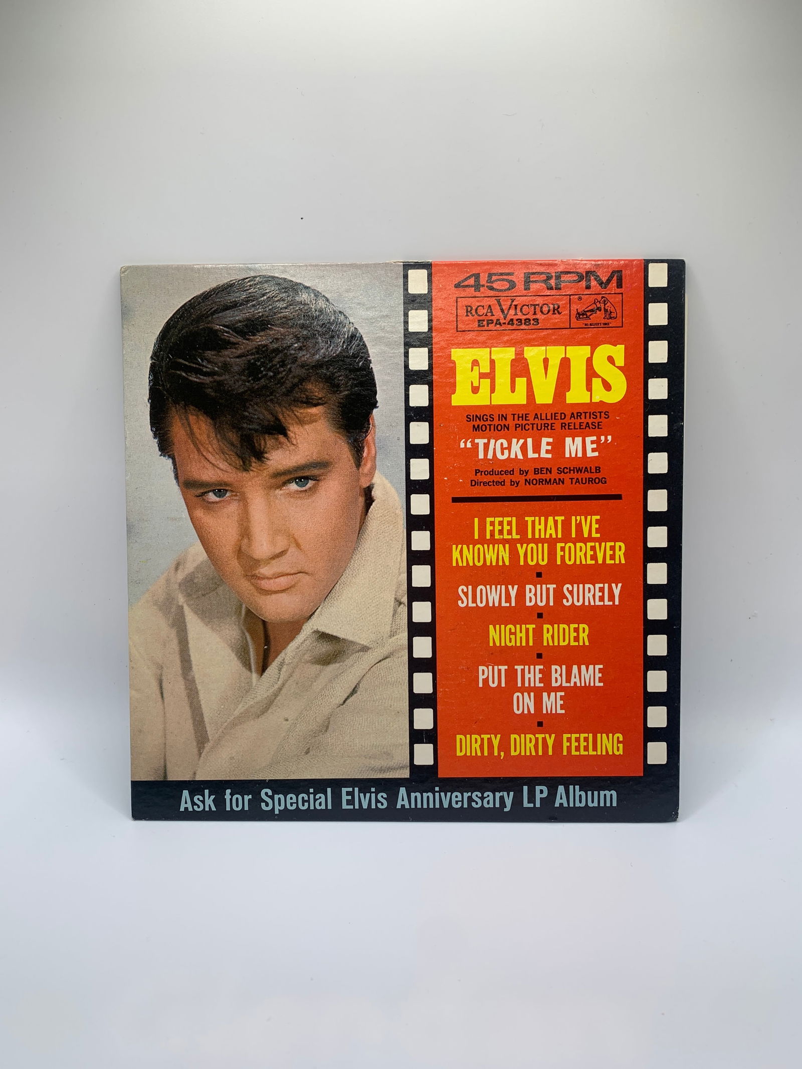 Elvis Presley Tickle Me Rca Epa-4383 Auction