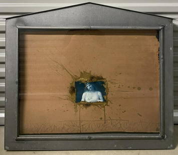 Michael Tracy "betrayed By A Kiss Iii" Contemporary Iconography Art