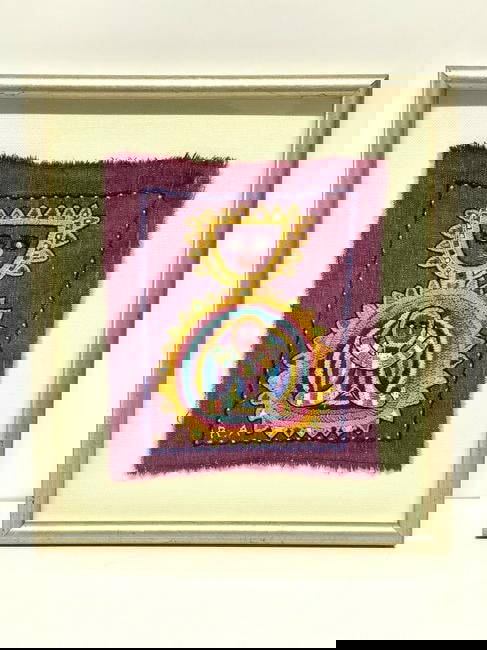 Kuna Mola - Indigenous Panamanian Art (mother/child) Auction