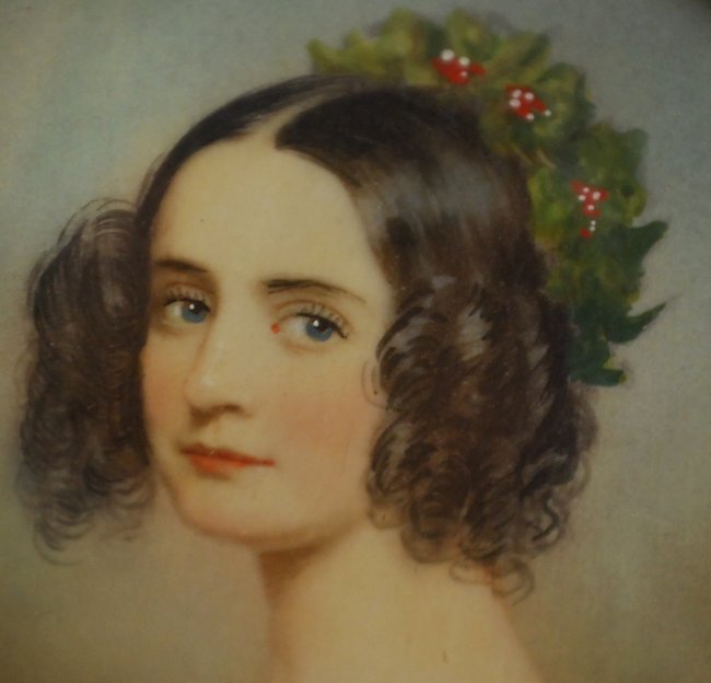 Joseph Carl Stieler (1781 – 1858) Miniature portrait on : Lot 209