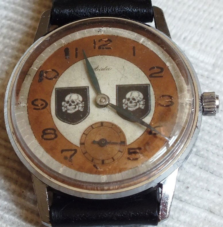 German Nazi SS “Totenkopf” wrist watch