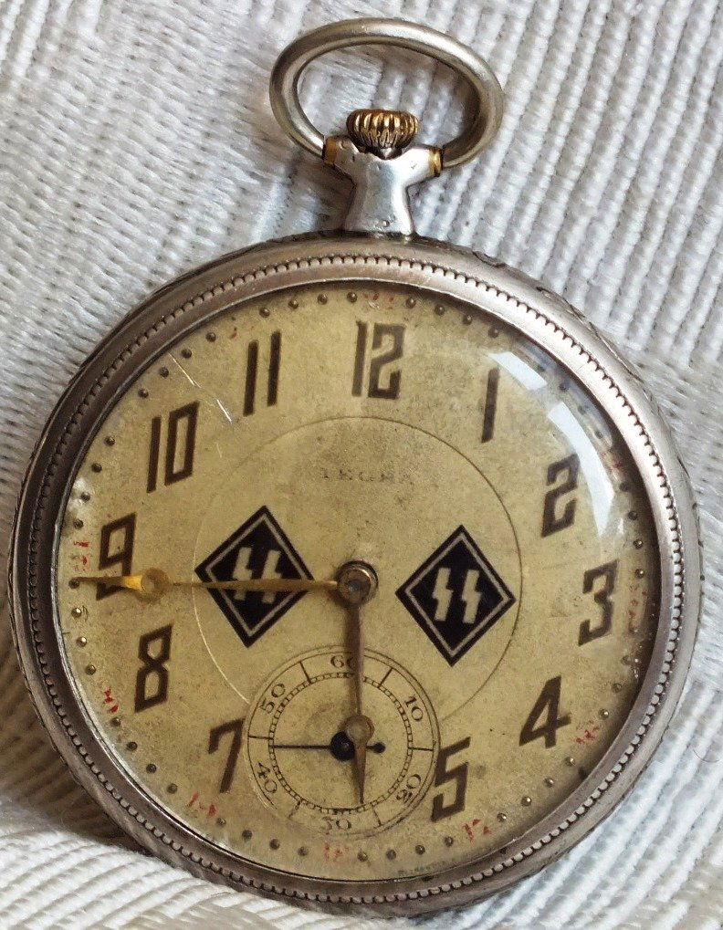 German Nazi Ss Pocket Watch