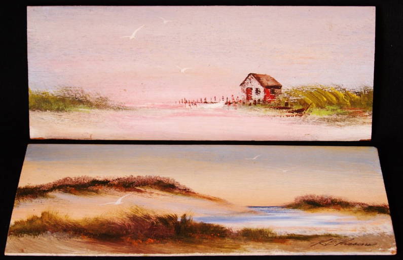 Raymond Parsons (contemporary Cape Cod Artist) Pair Of