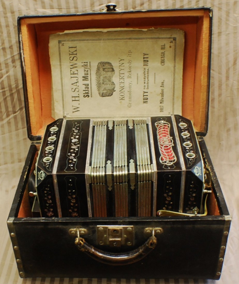 Early 1900’s Concertina By Carl Friedrich Uhlig, German