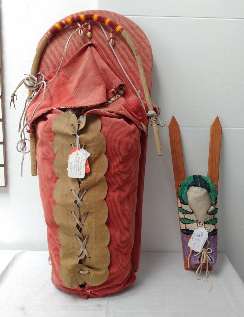 2 Indian Cradleboards