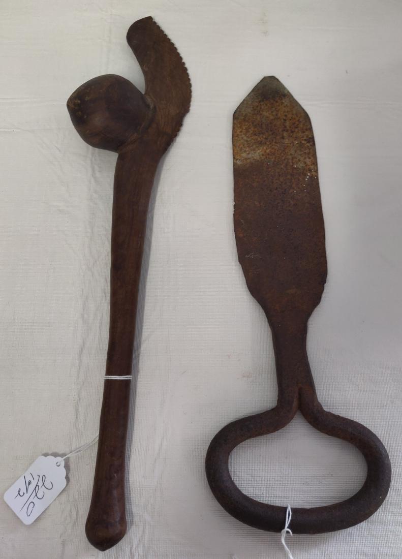 Polynesian Club & Coconut Knife