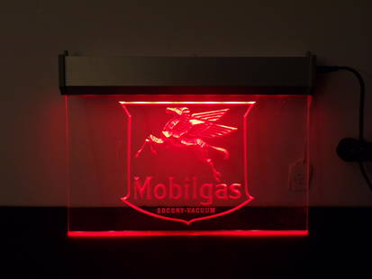 Mobil Gas Sign