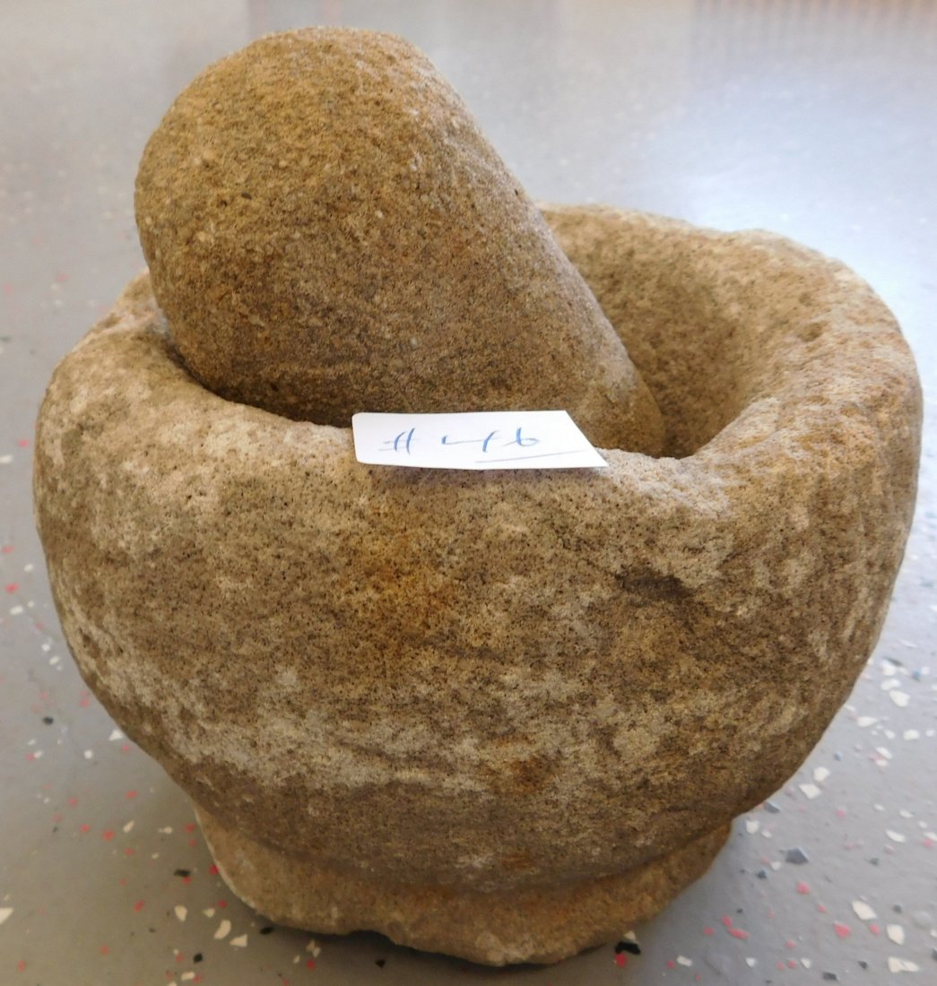 Ancient Chinese Mortar & Pestle