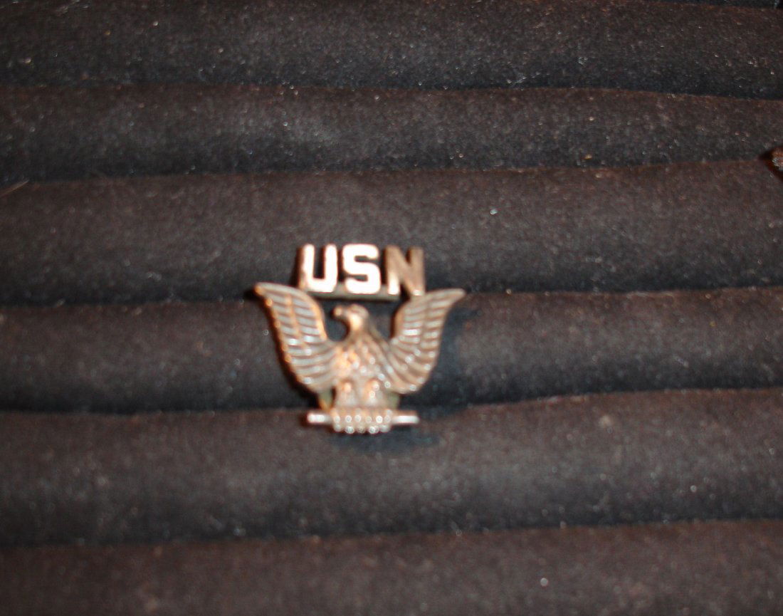 U.s.n 1/20 Silver Eagle Pin