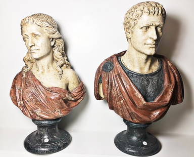 Pair Of Decorative Busts