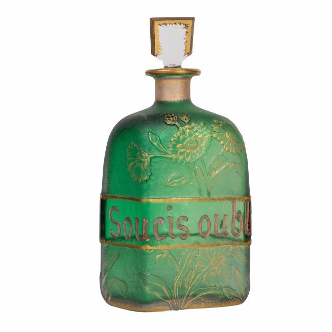 Daum Nancy Glass Perfume Bottle, circa 1910 - Aug 29, 2019 | A.B. Levy ...