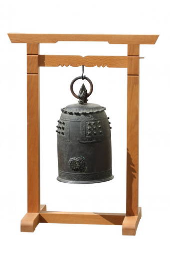 Japanese Bronze Bonsho Buddhist Temple Bell