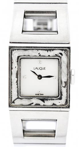 Montre Lalique Stainless Steel Wristwatch