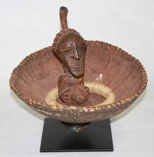 Songye People Diviner's Calabash
