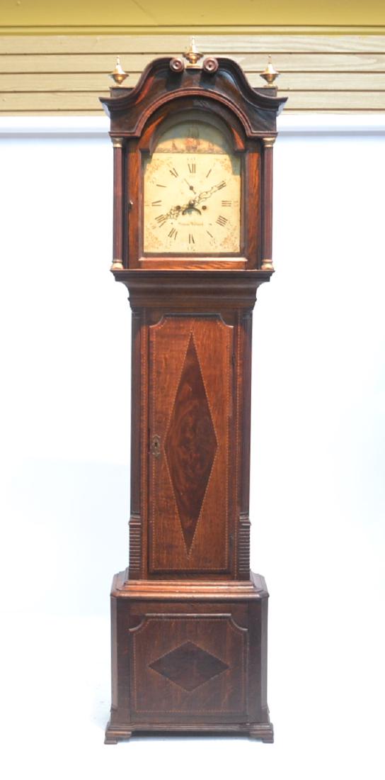 18thC SIMON WILLARD TALL CASE CLOCK , c. 1790