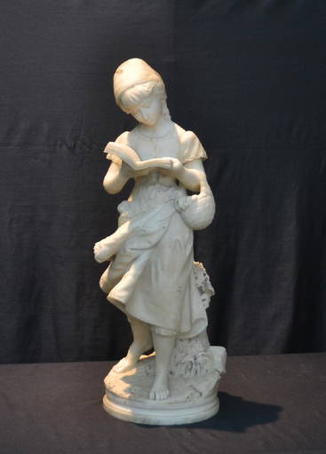 Rafaelo Batteli (italy, 19thc) Carved Marble