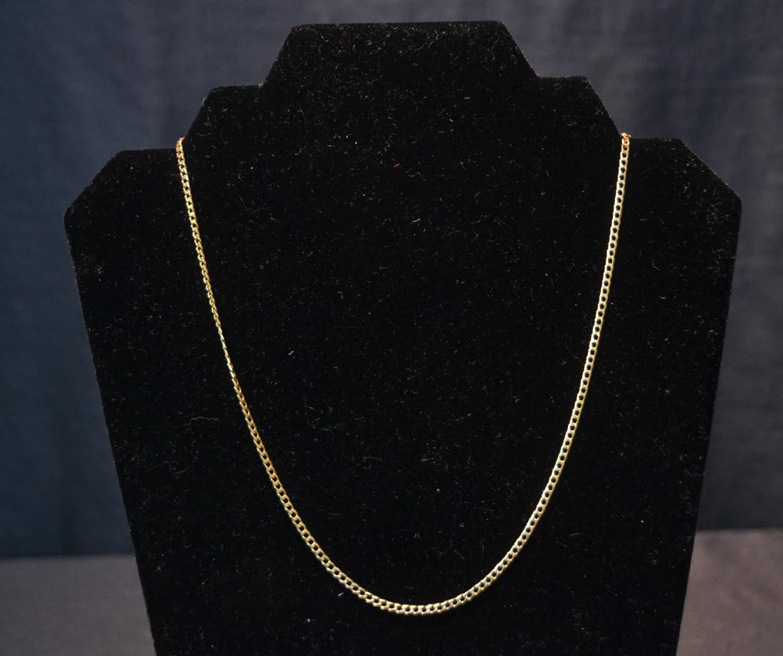 14kt GOLD CHAIN - 18" LONG ; 7.7grams