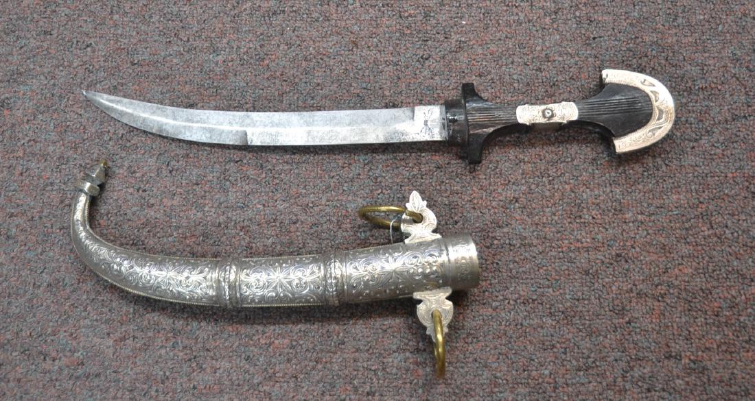 MIDDLE EASTERN DAGGER WITH SHEATH - 3" x 16"