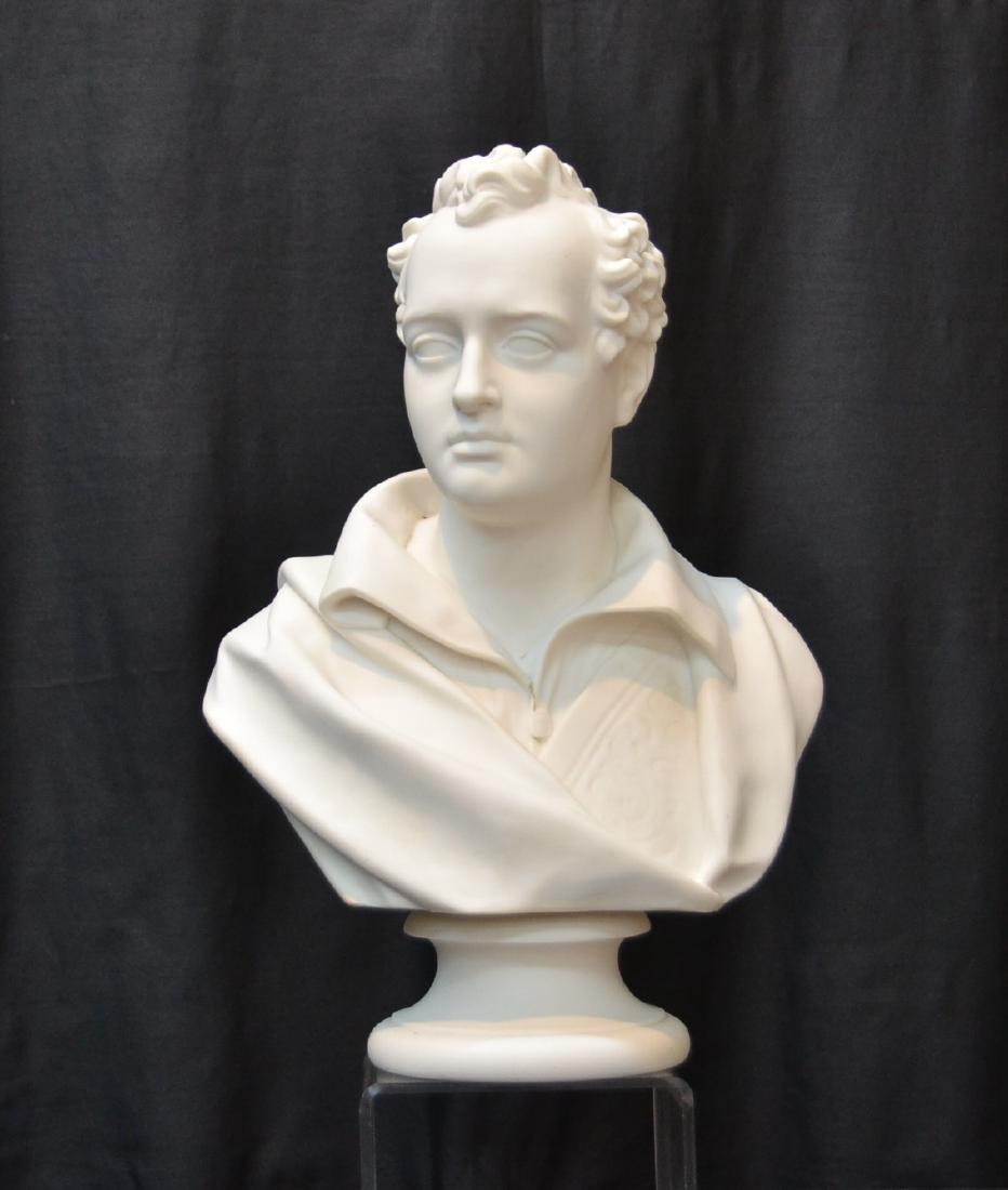 Parian Ware Bust Of Lord Byron