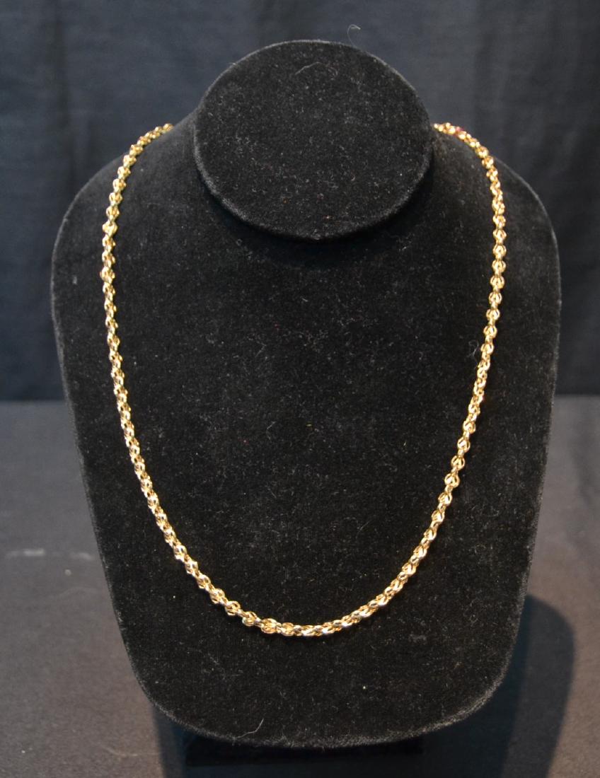 14kt GOLD CHAIN - 21" ; 11.5grams