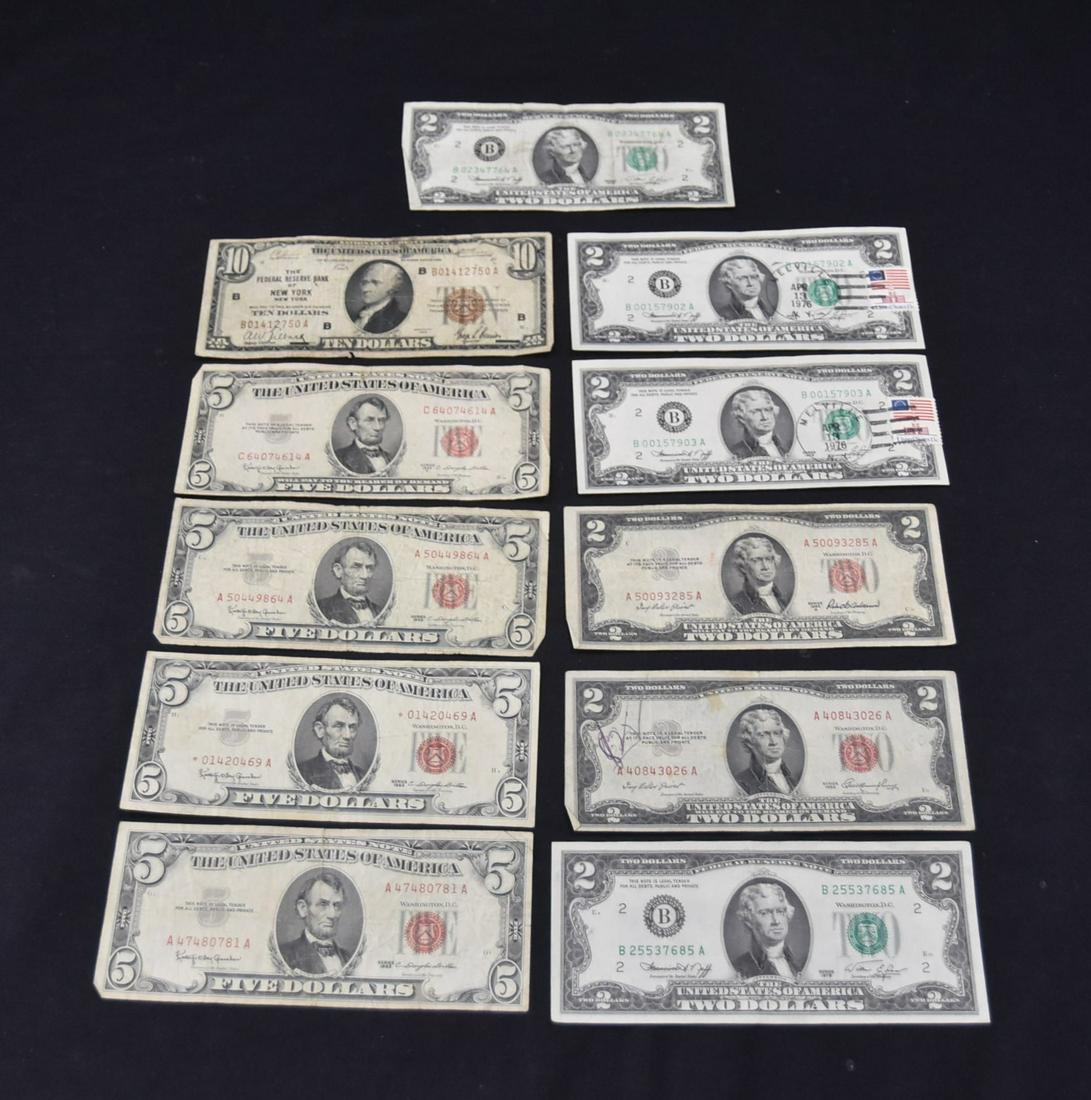 (11) Us Bank Notes Including