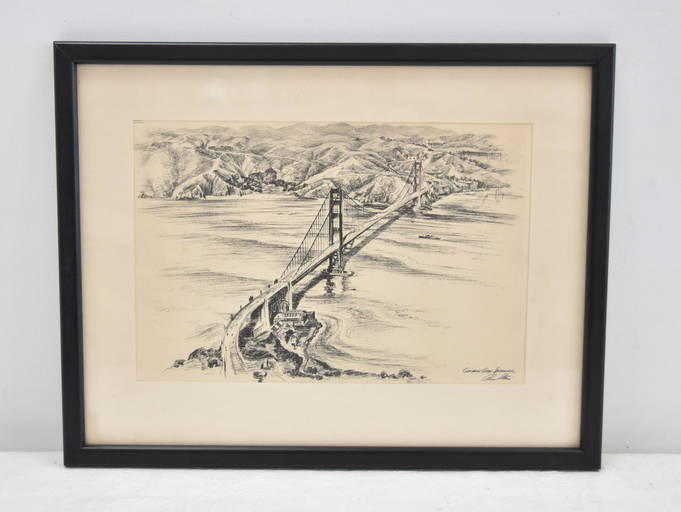 ALEC STERN (1904-1994) ETCHING OF GOLDEN GATE - Mar 30, 2021 | Echoes ...