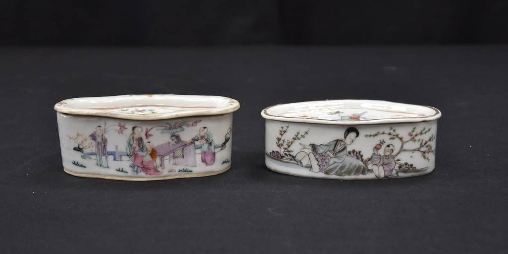 (pr) Chinese Porcelain Censor Boxes