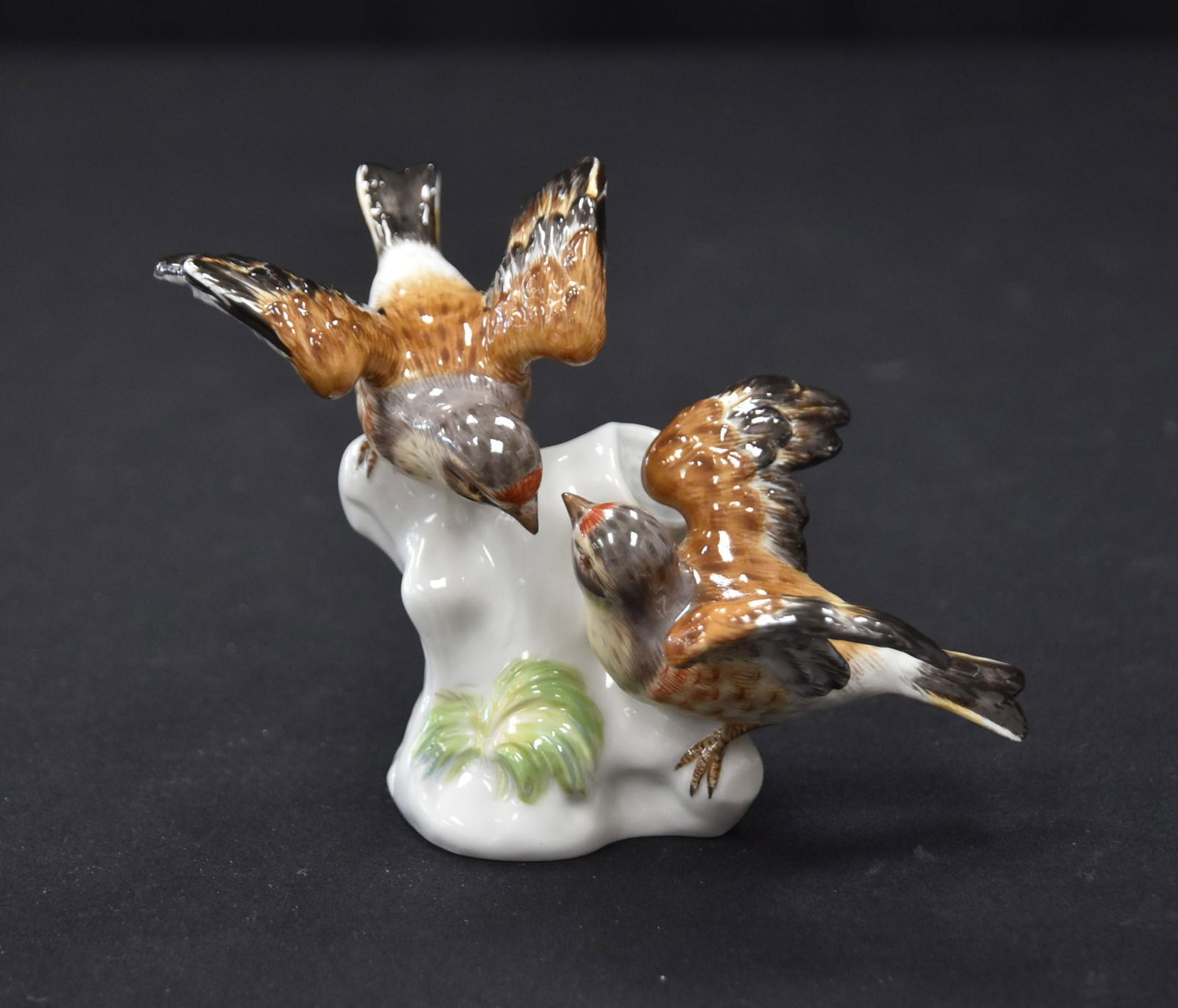 Meissen Porcelain Birds Playing