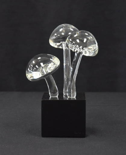 Guyol For Cartier Crystal Mushroom Sculpture
