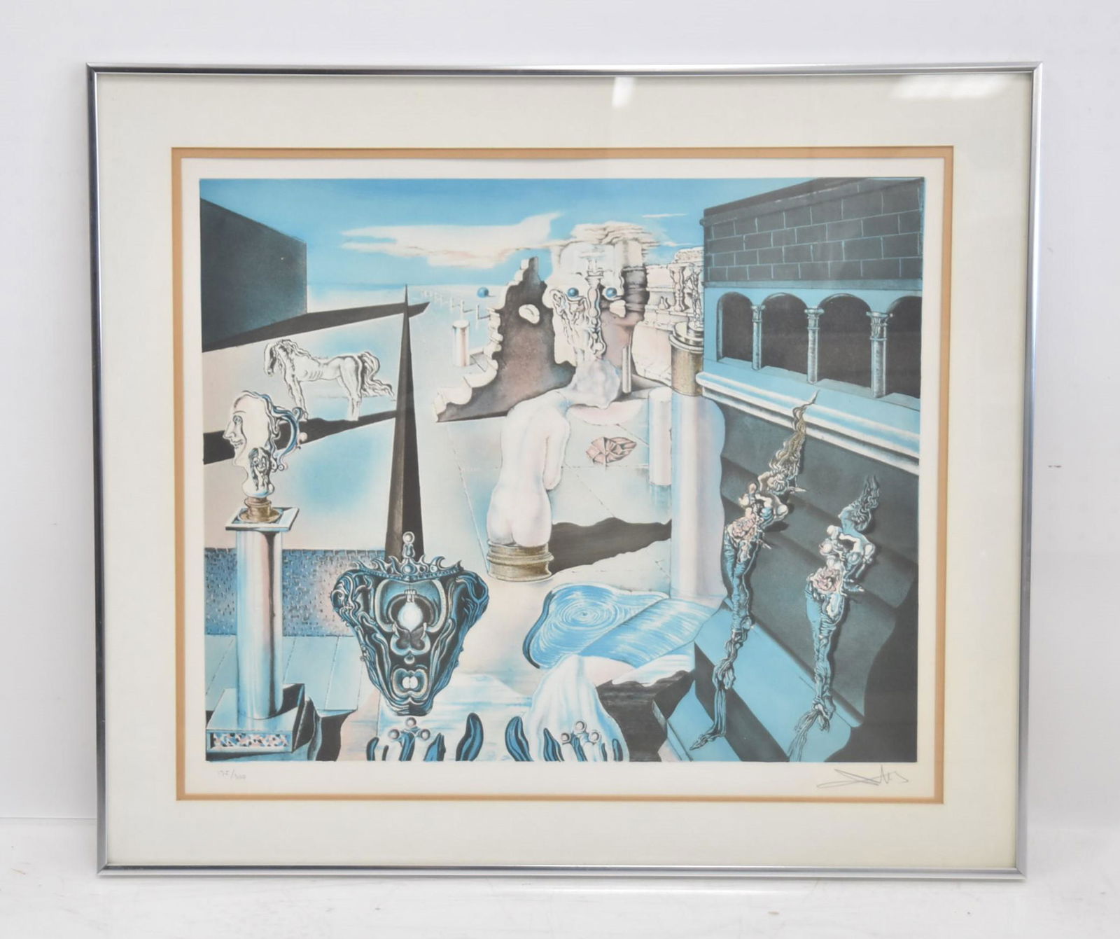 SALVADOR DALI "THE INVISIBLE MAN" LITHOGRAPH (#0046) on Jun 21, 2022 ...