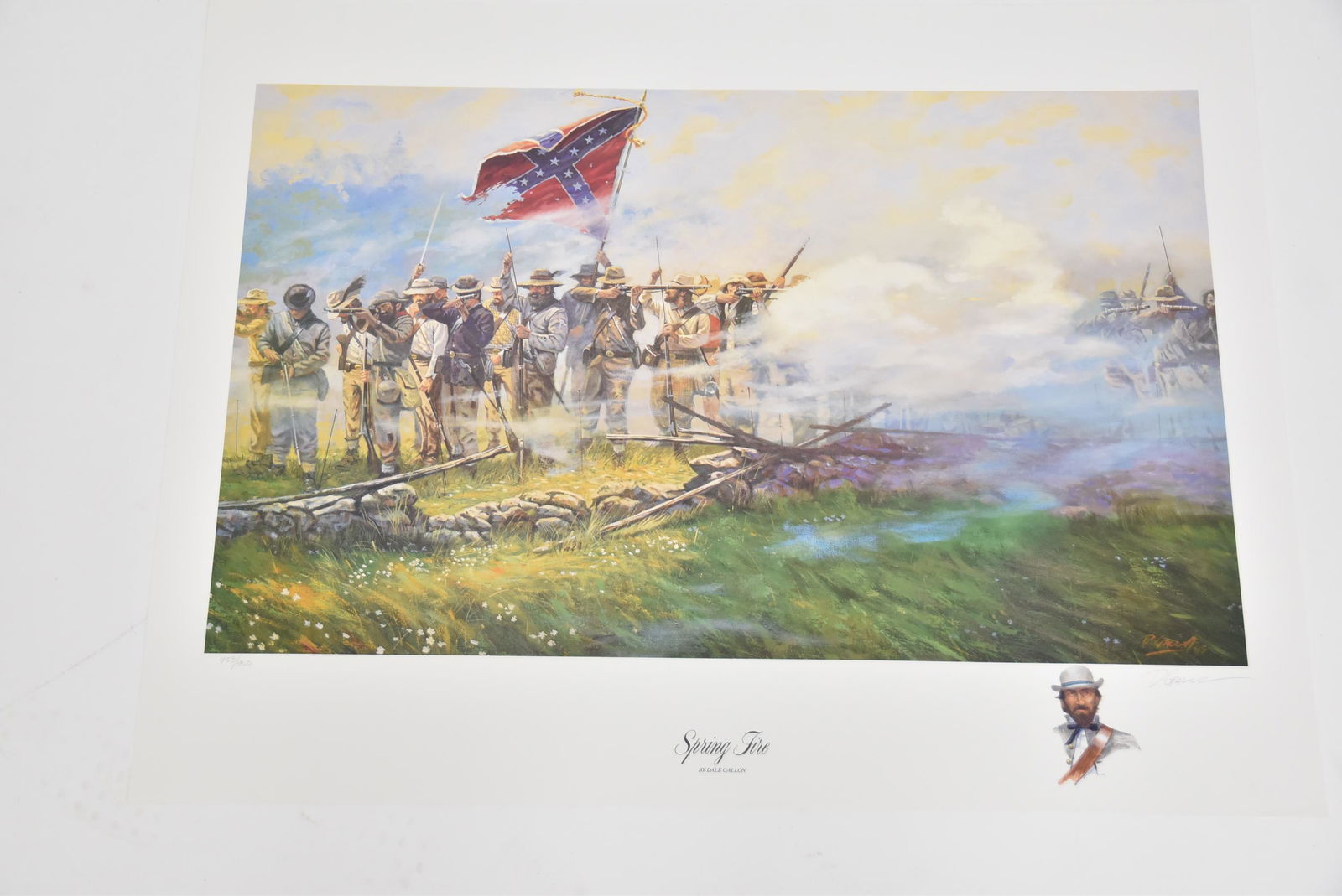 Dale Gallon Civil War Print "spring Fire"