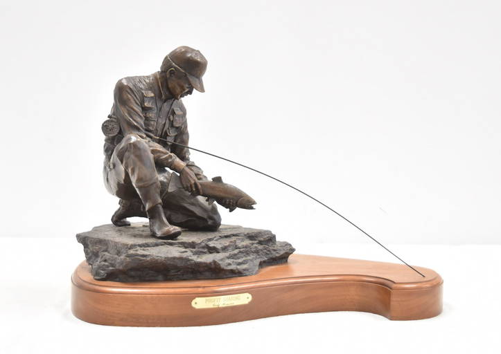Cody Houston , "profit Sharing" Bronze Sculpture