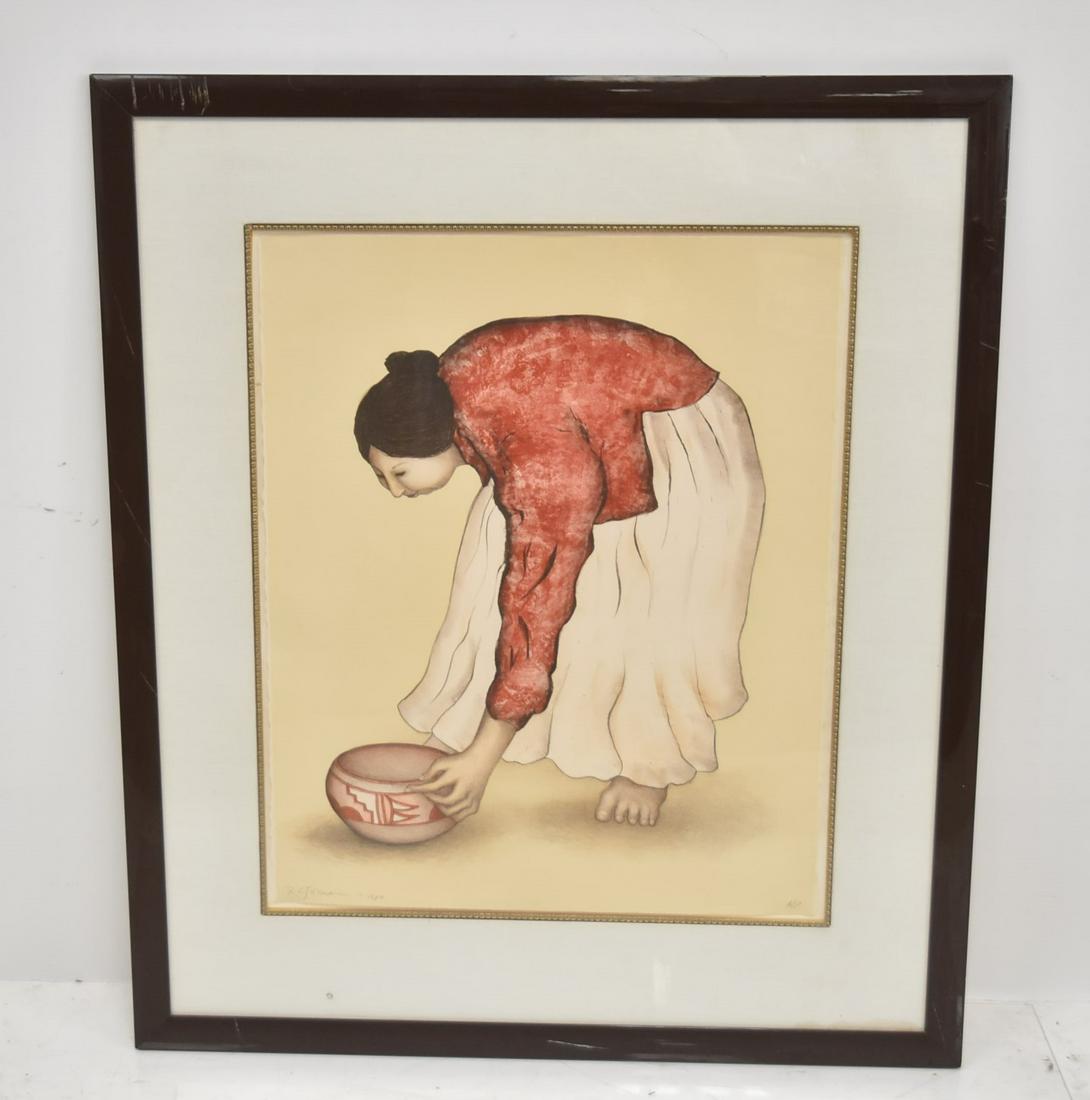 Rc Gorman , Hand Signed Serigraph