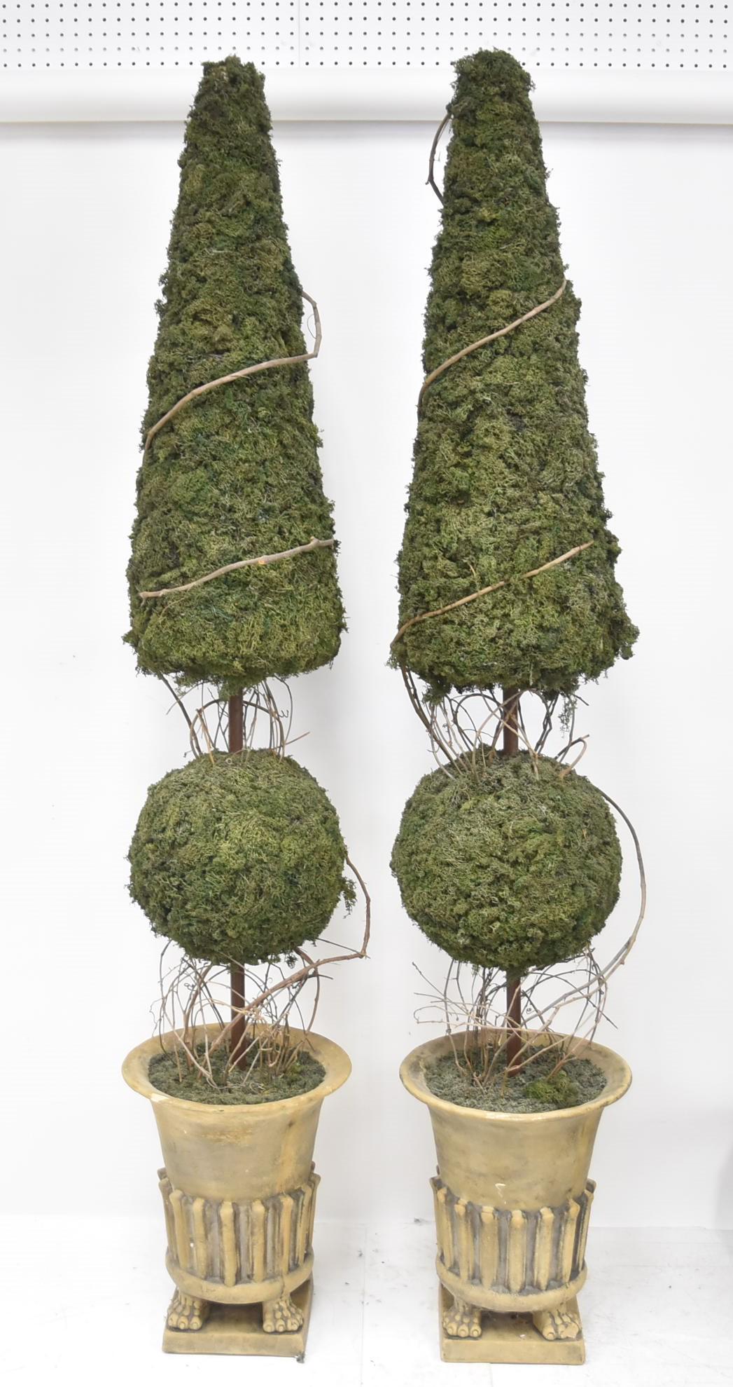 (pr) Large Decorative Topiaries Auction