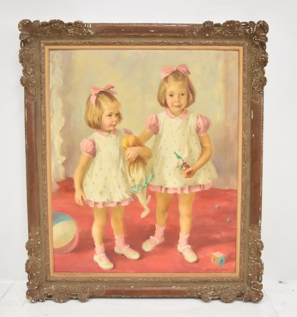 Lawrence Beall Smith , Oil On Board Illustration Auction