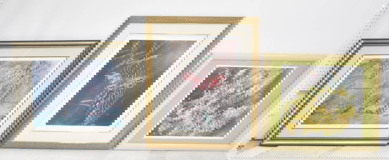 (3) Henriette Wyeth , Hand Signed Prints