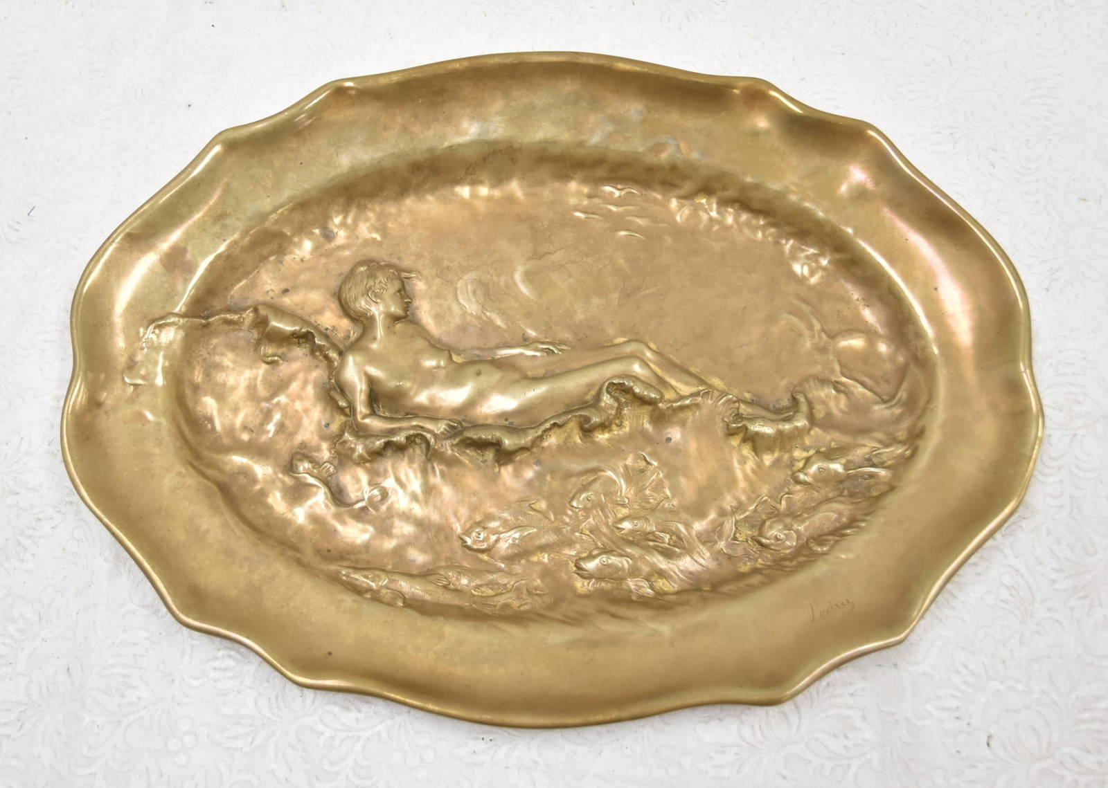 Auguste Ledru (1860-1902) Bronze Vide Poche Tray Auction