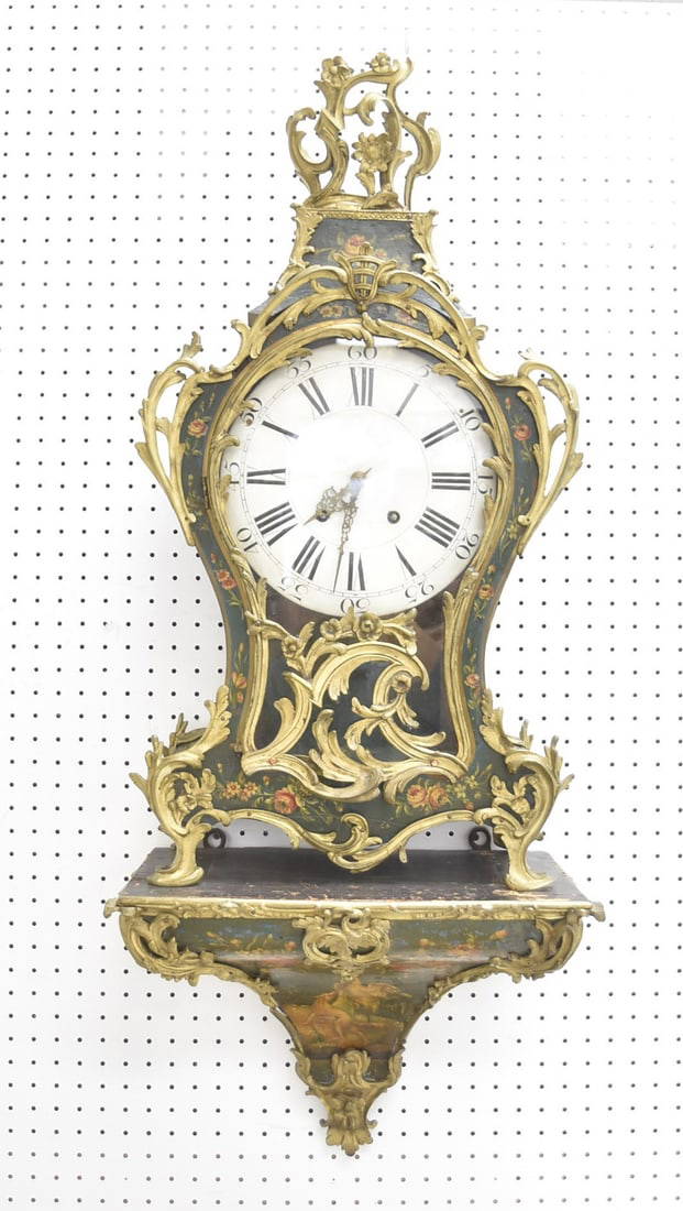 18thc Louis Xv Bracket Clock Auction