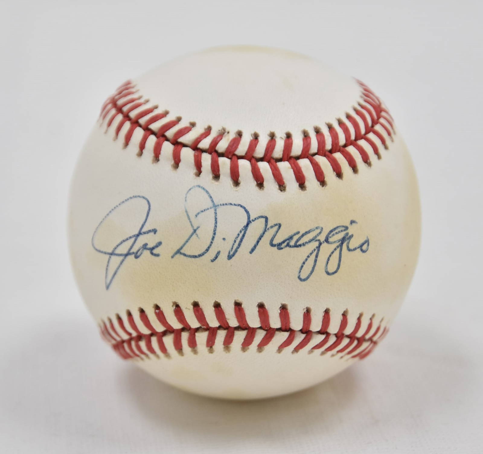 Joe Dimaggio Autographed Baseball Auction