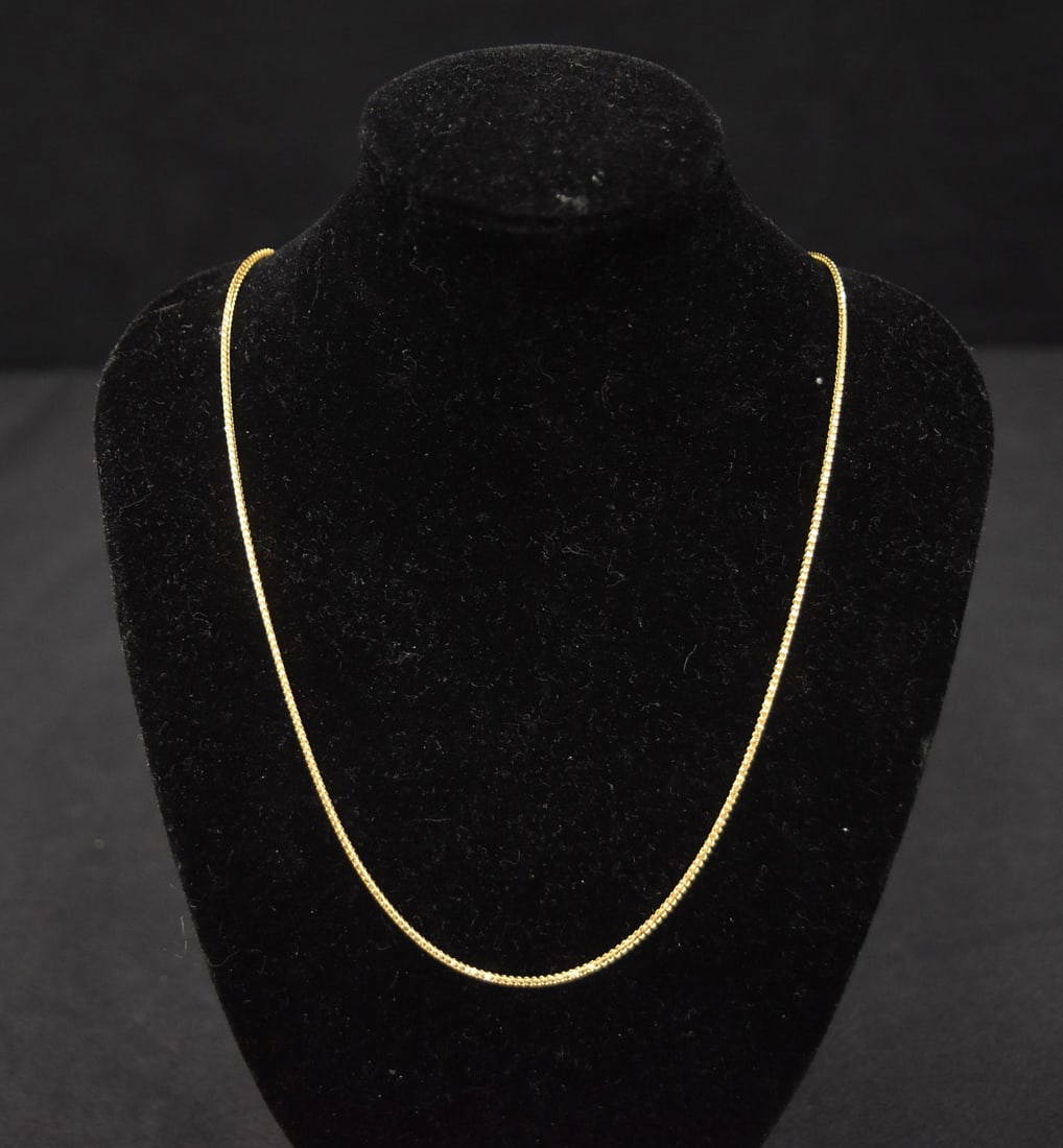 14kt Gold Chain - 19 1/2" ; 2.35grams Auction