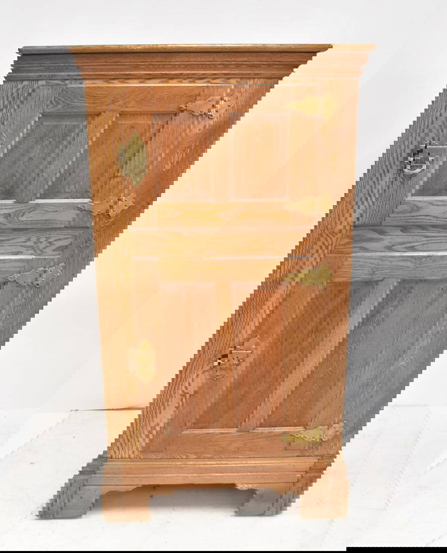 Antique Oak Ice Chest Auction