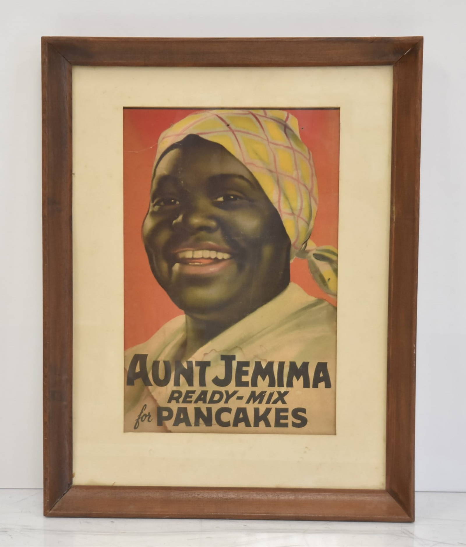 Aunt Jemima Ready Mix Pancakes Advertisment Auction