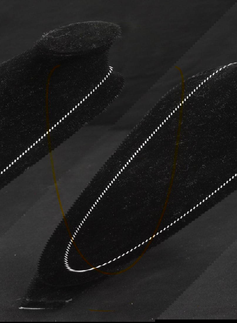 18kt Gold Chain - 2.9grams ; 19 1/2" Long Auction