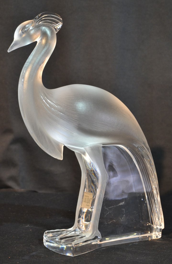 LALIQUE CRYSTAL “LOUISIANE” BIRD - Jun 03, 2013 | AGOPB in FL