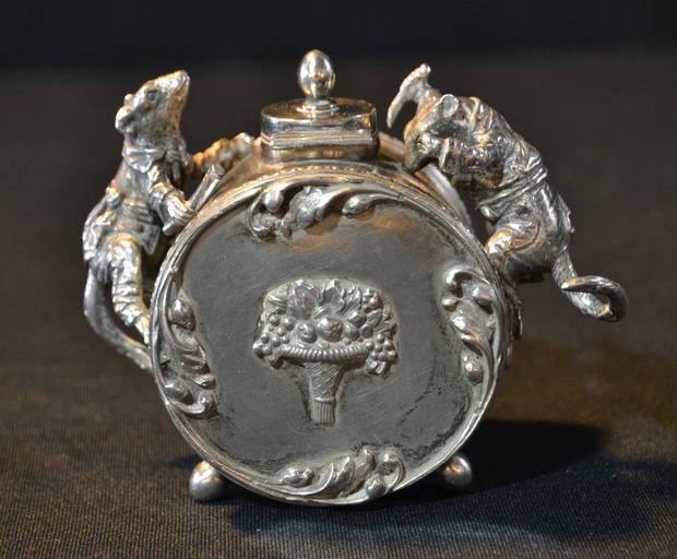 Russian Silver Inkwell Hallmarked Johann Fridrik