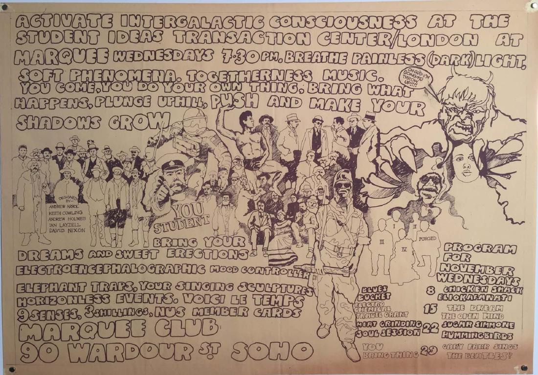 1960s MARQUEE CLUB POSTER